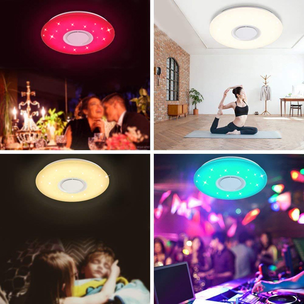 Livarno Lux Led Ceiling Light With Bluetooth Speaker Review | Shelly ...