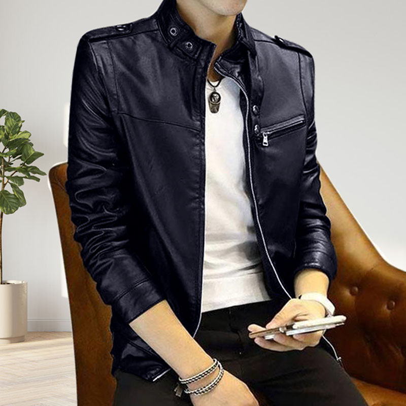 Gents Full Artificial Leather Jacket | Daraz.com.bd