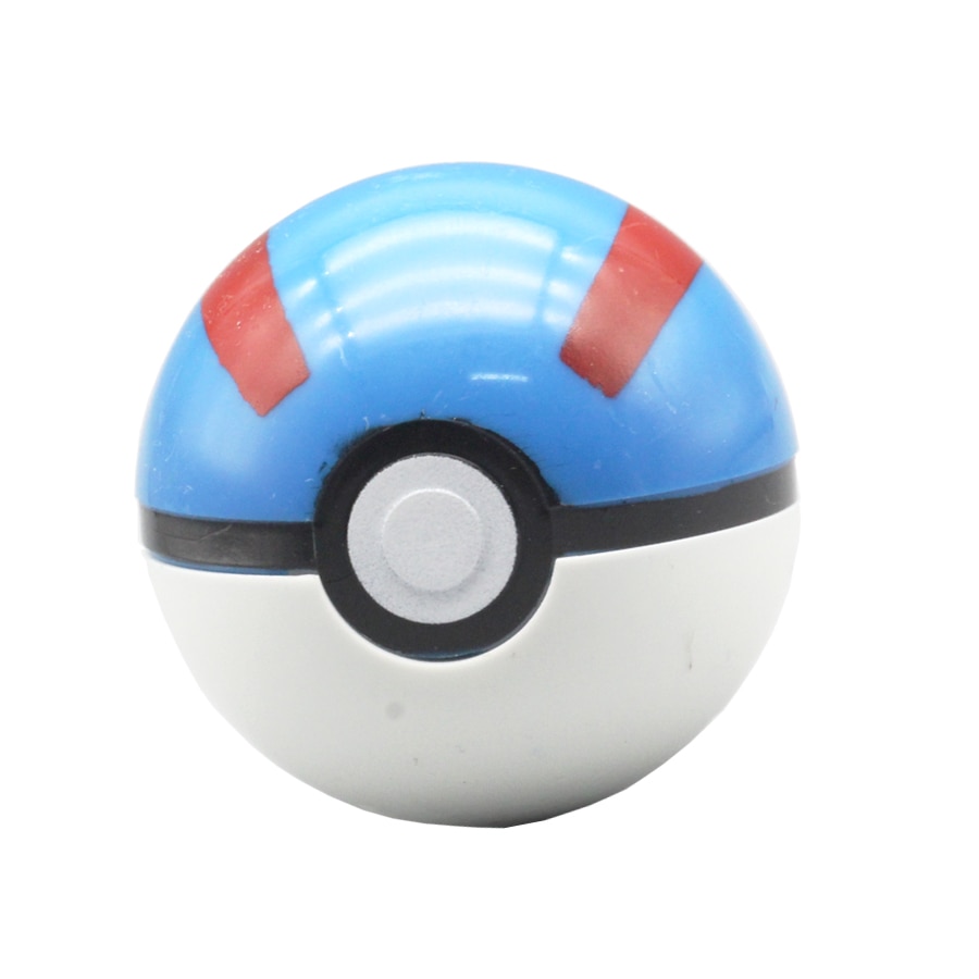 7CM Pokemon Pokeball Action Figures Pikachu Elf Ball Anime Master Love ...