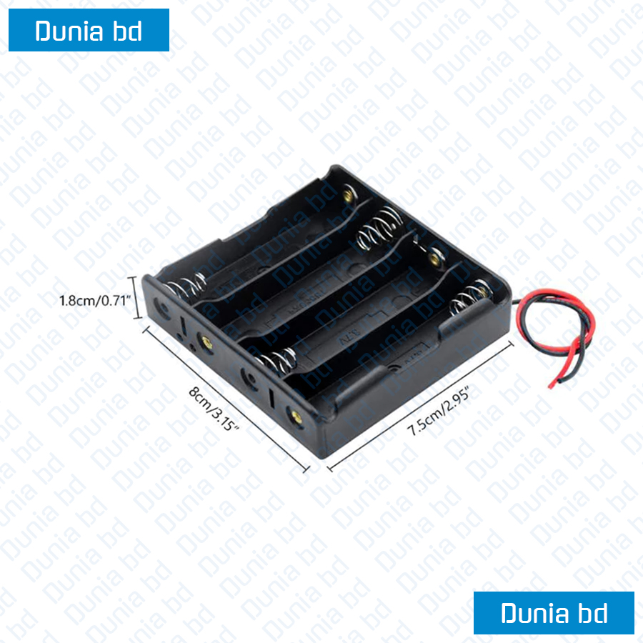 18650 3.7V Battery Holder Storage Box Container Power Bank Case Cases ...
