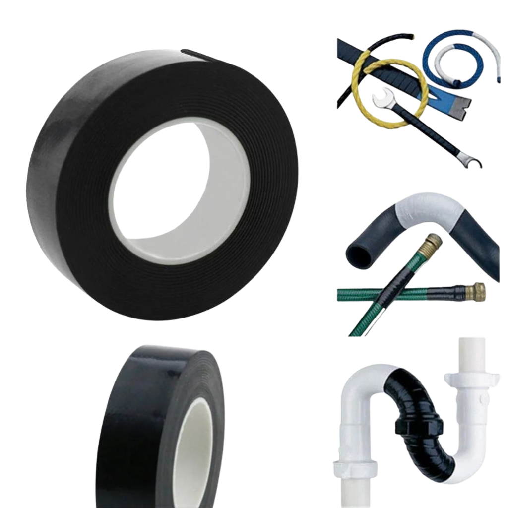 10 Pcs 1 Inch White PIB Self Amalgamating Tape 25mm x 10M – Waterproof ...