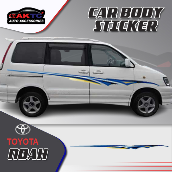 TOYOTA NOAH body sticker car vinyl sticker car graphics decals car side ...