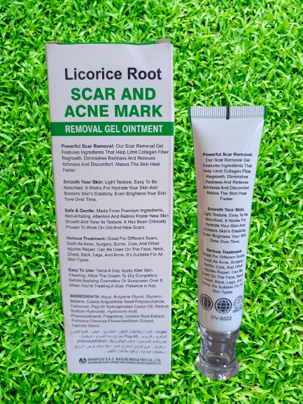 Licorice Root Scar And Acne Mark Removal Gel Ointment 40g | Daraz.com.bd