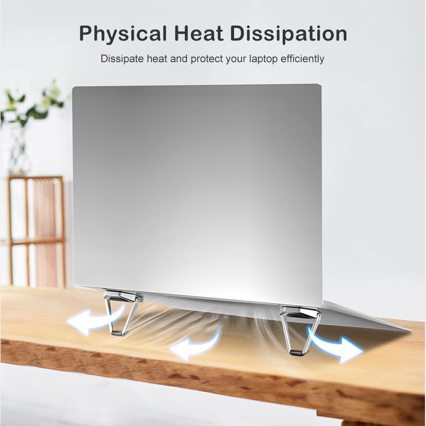 DoomHot Laptop Stand Adjustable Cooling Bracket Metal Foldable Laptop ...
