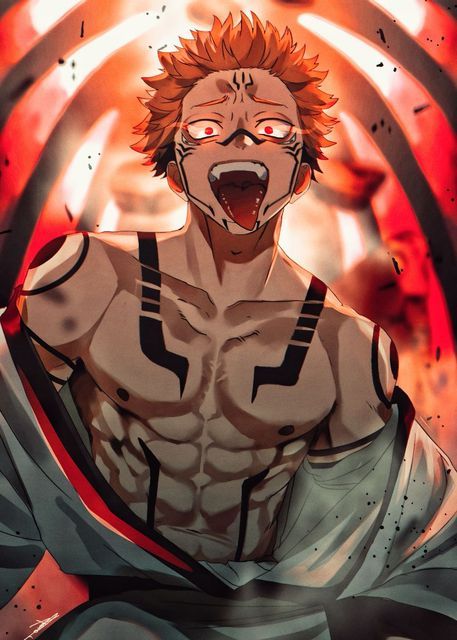 Modular Canvas Jujutsu Kaisen Home Decoration Print Painting Ryomen ...