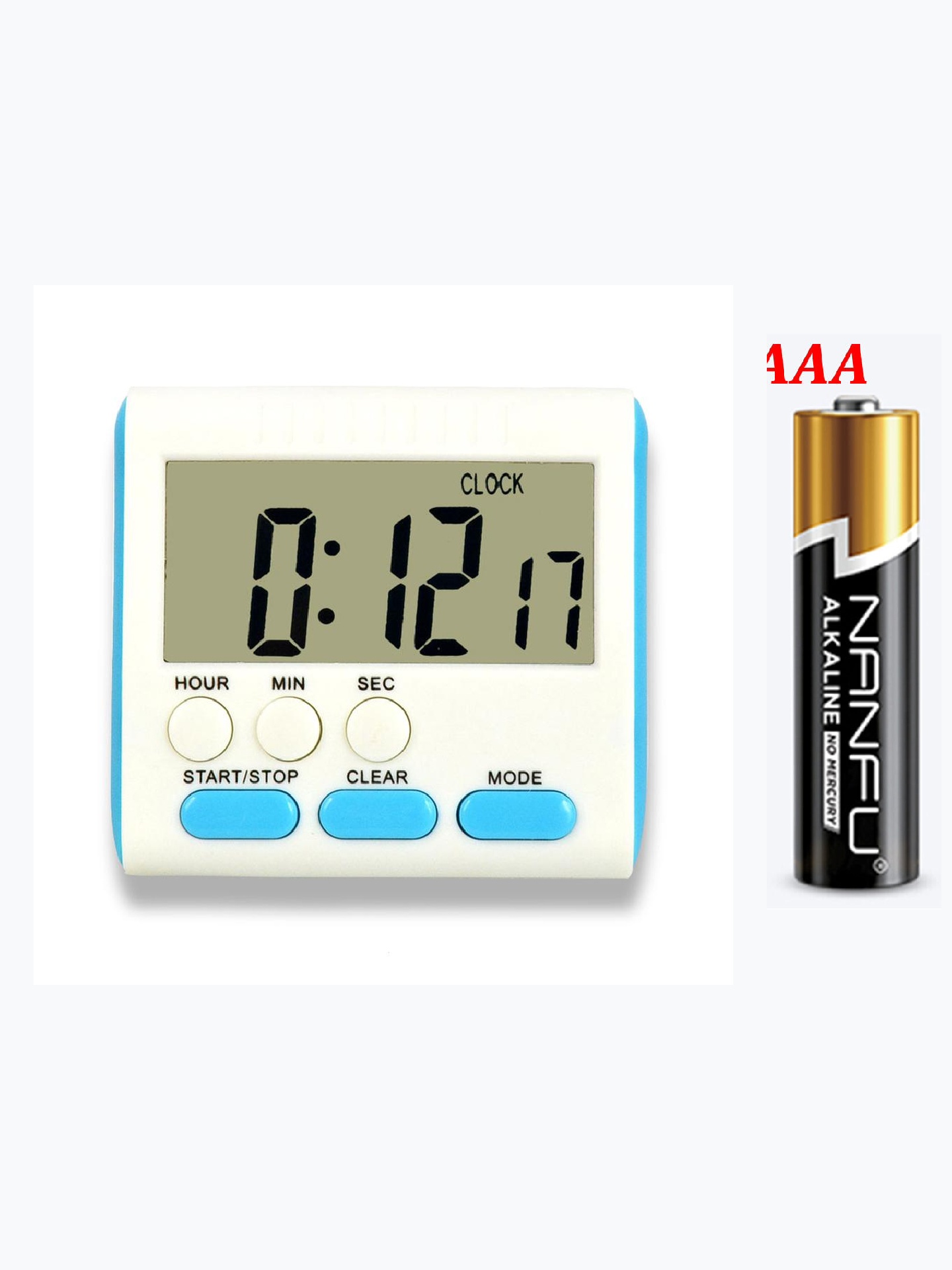 Kitchen Clock English 24-hour Electronic Timer Digital Reminder Alarm ...