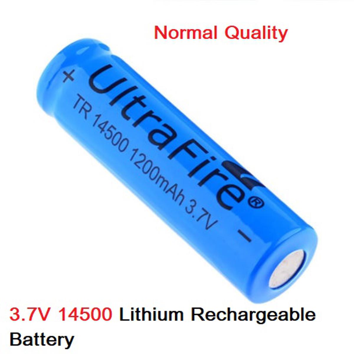 3.7V AA NORMAL Quality BLUE Color 14500 AA 3.7V Lithium-ion ...