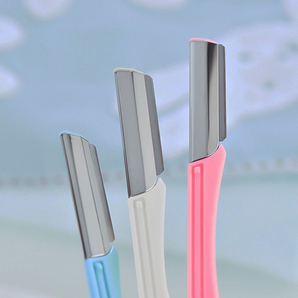 3Pcs/Set Portable Women Tinkle Eyebrow Face Razor Trimmer Shaper Shaver ...