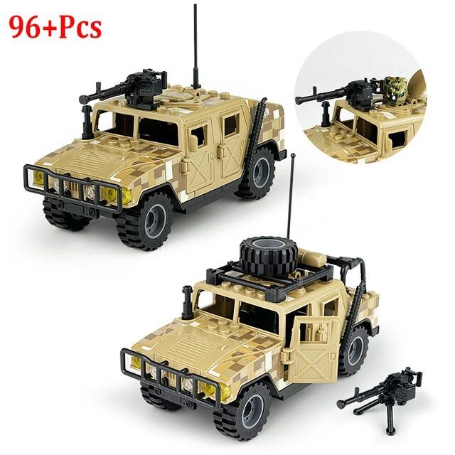 2024 Military Armoured Off-Road Vehicle Humvee Jeep H1 2 Modes Army Car ...