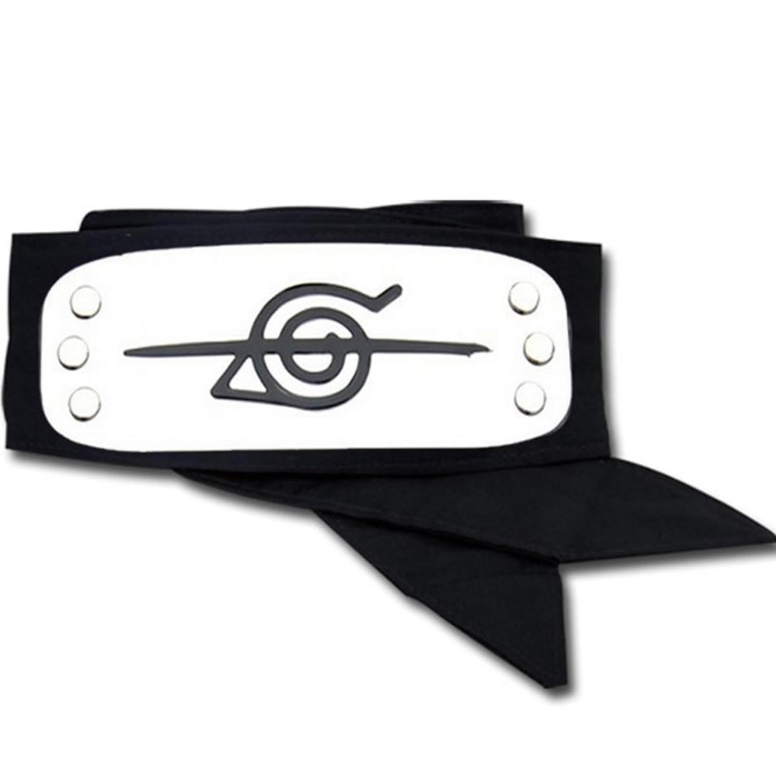 Naruto Head Band Metal Logo Leaf Village Konoha Kakashi Akatsuki ...