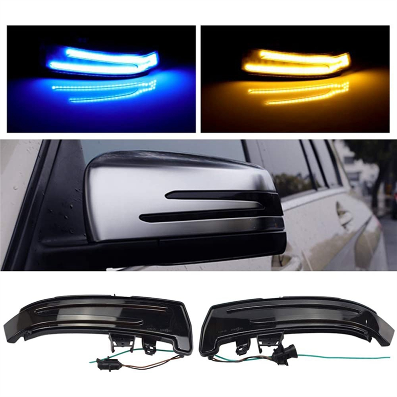 Dynamic LED Side Mirror Sequential Turn Signal Lights for Mercedes Benz ...