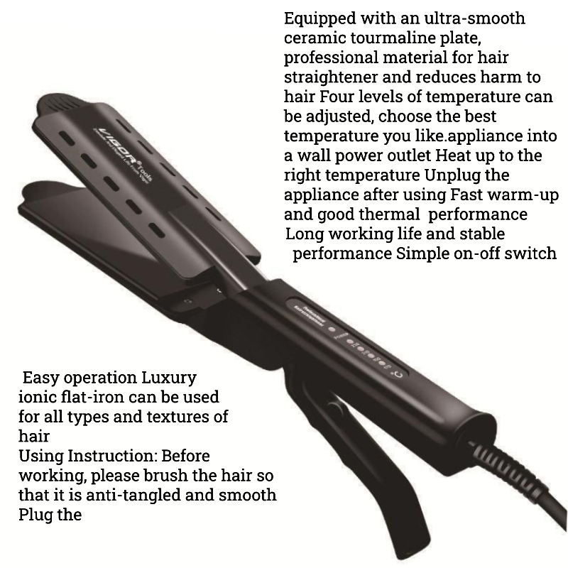 VIGOR 908 Fast Hair Straightener Professional Hair Iron, Heavy Duty ...