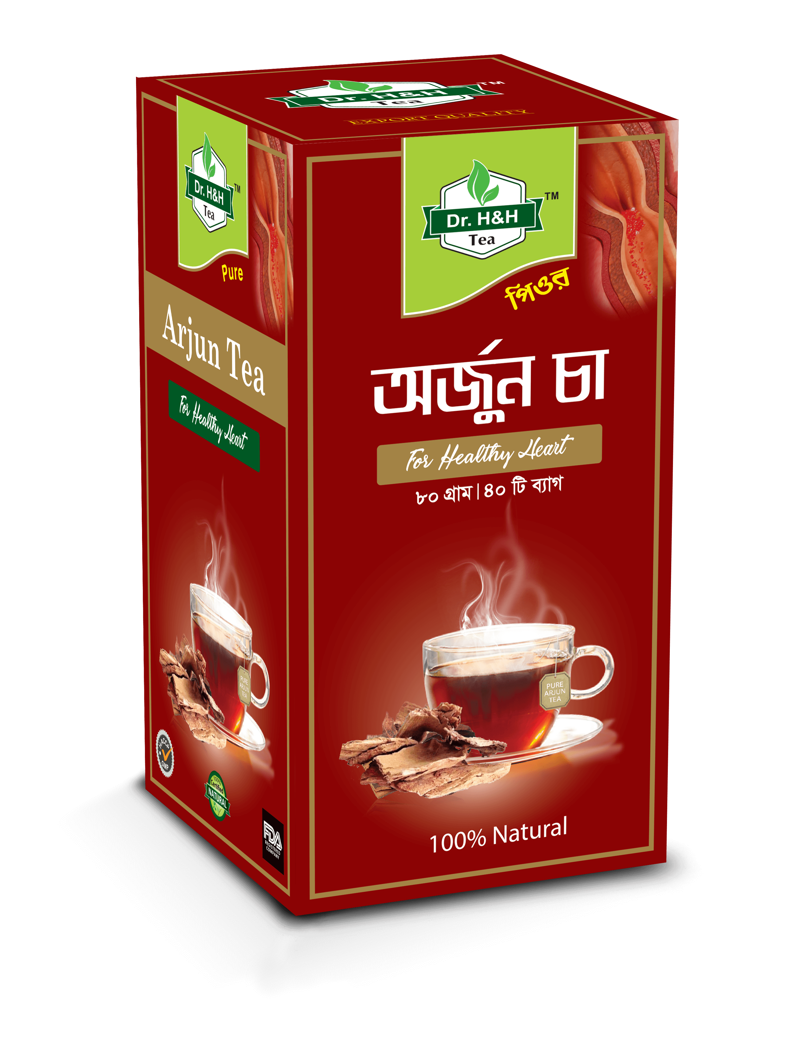 Dr. H&H Pure Arjun Tea - 40 Tea Bags | Daraz.com.bd