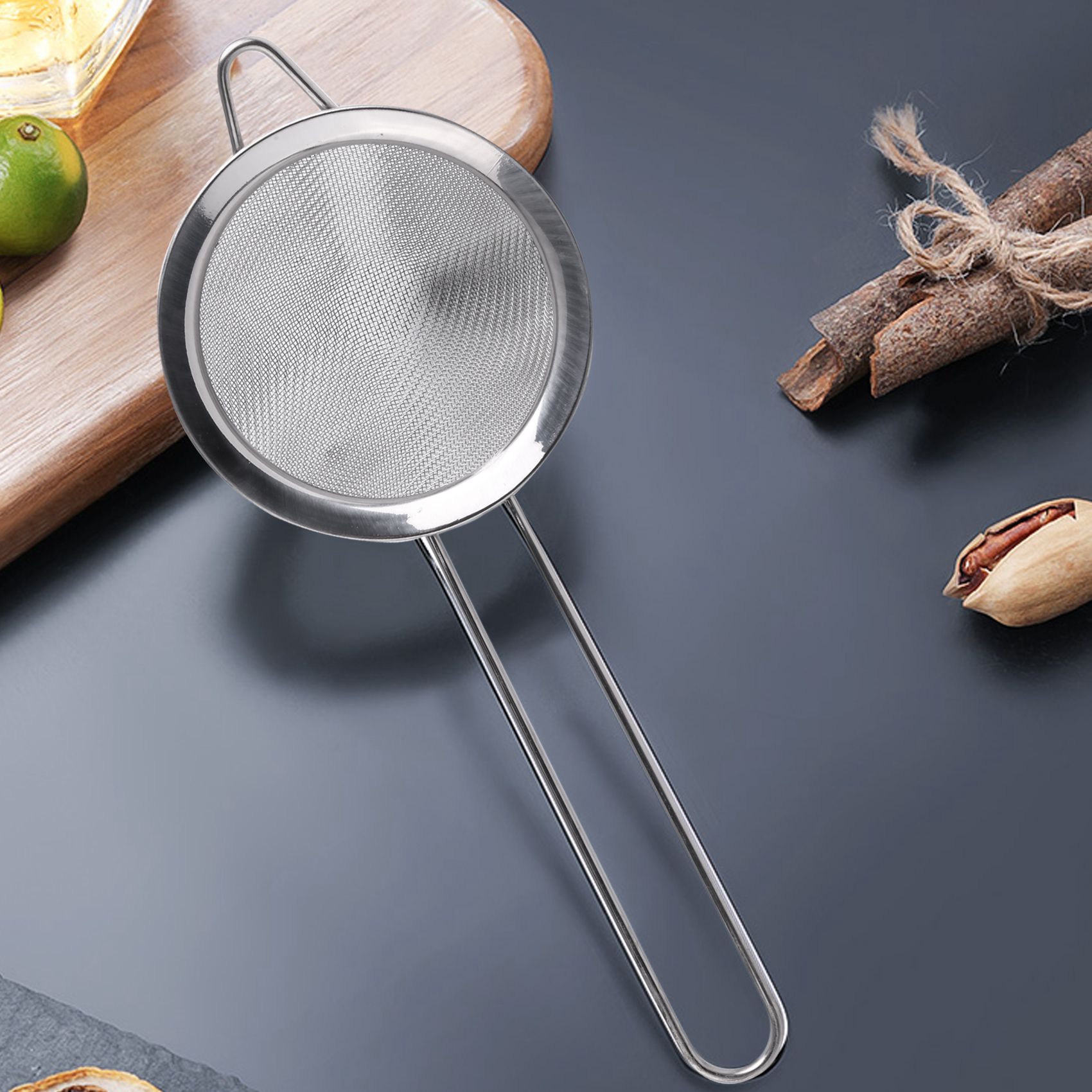Cocktail Fine Strainer Stainless Steel Conical Mesh Strainer ...