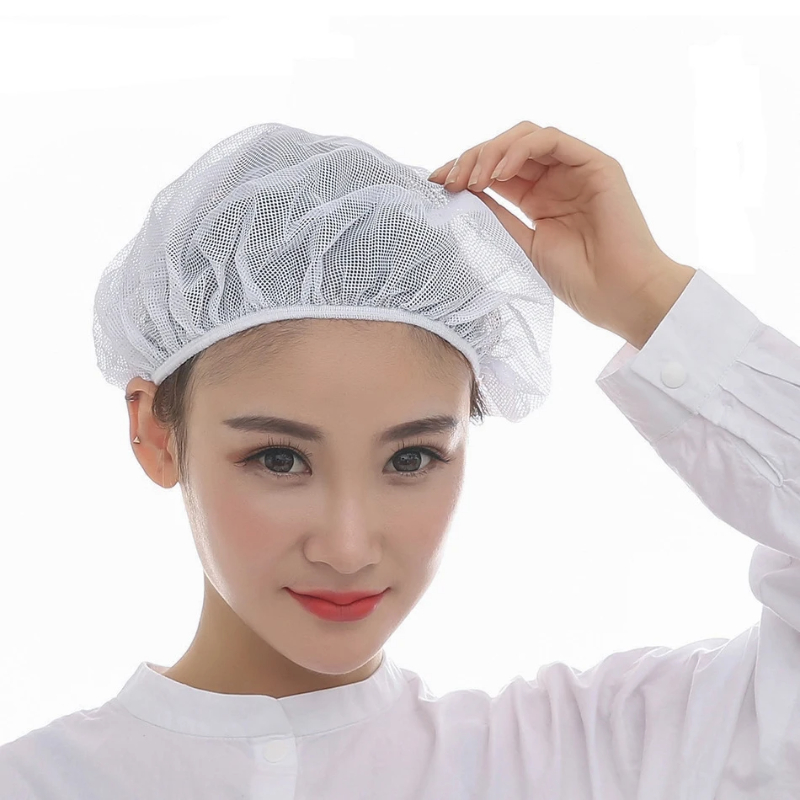 Shower Hat Reusable Bakery Hat Mesh Chef Hat Kitchen Restaurant Hotel ...