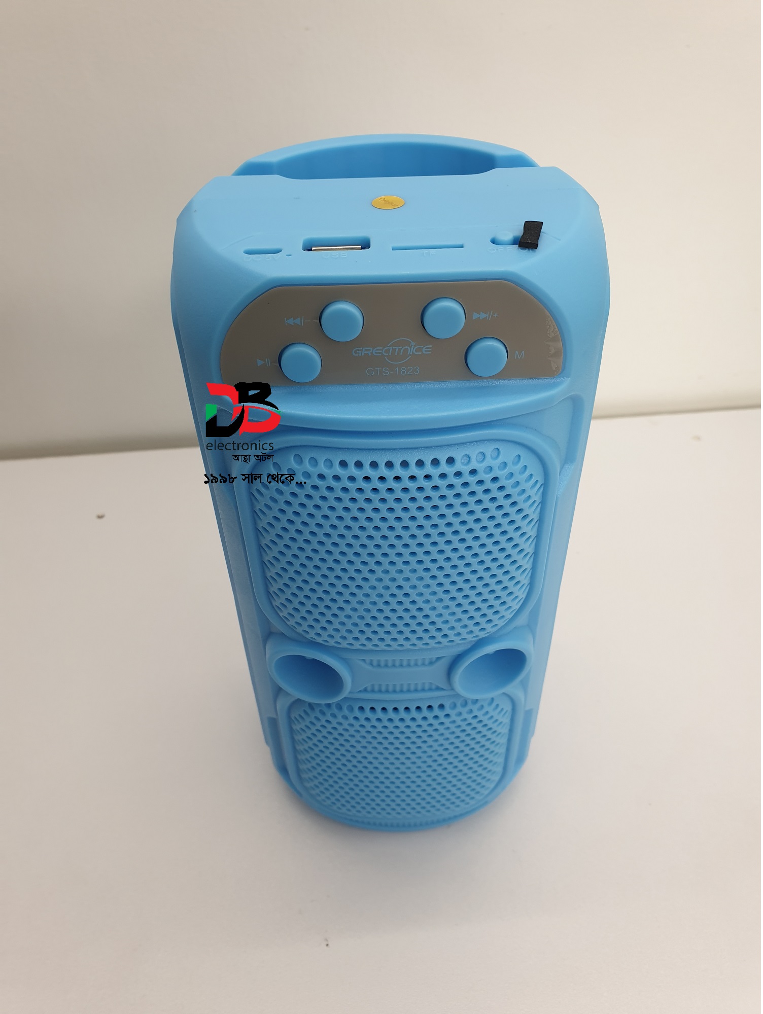 Wireless Speaker 3" GTS-1823 Portable Bluetooth Speaker Multi-Colour (Only Service Warranty: 02 ...