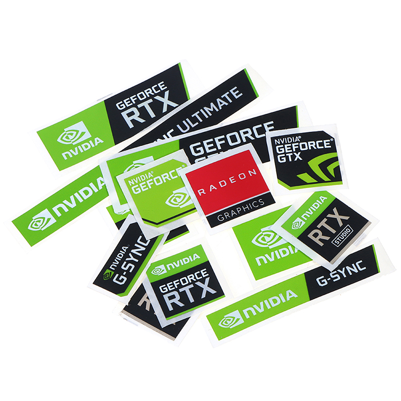 5PCS New NVIDIA GTX GEFORCE Laptop Desktop Label Decorative Sticker ...