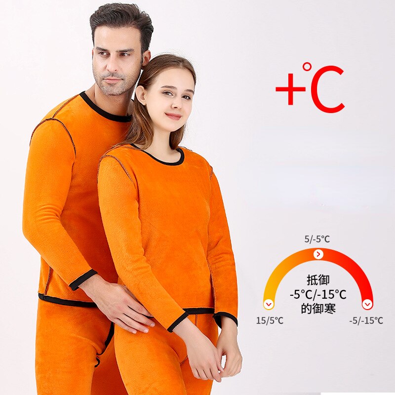 Thermal Underwear Set/Autumn Clothes + Trousers Plus Velvet Thickening ...