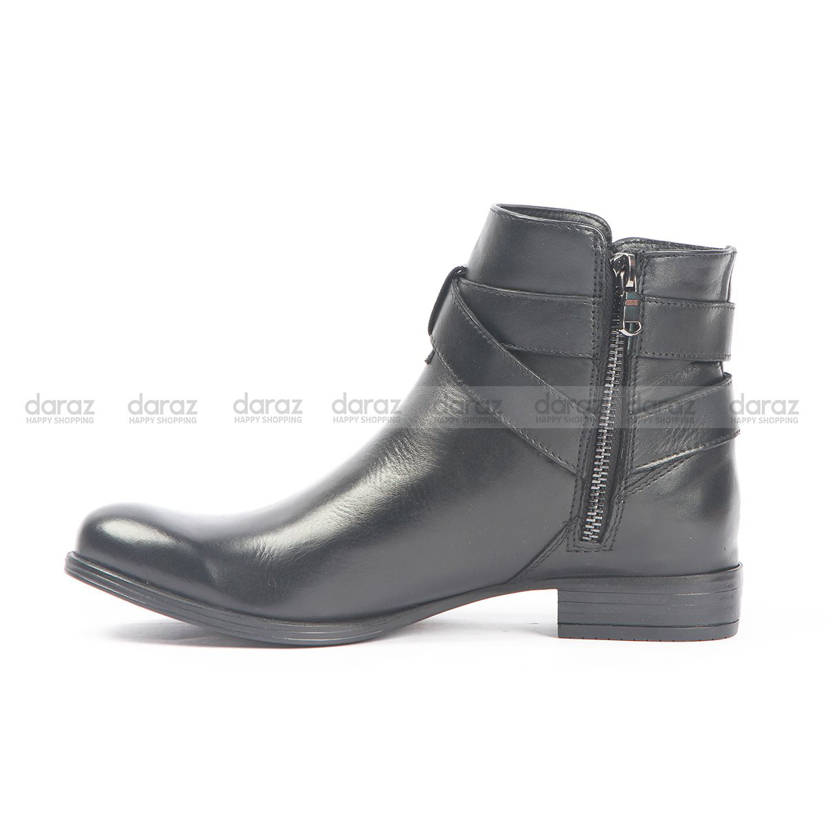 LEATHER ZIPPER BOOT FOR LADIES | Daraz.com.bd