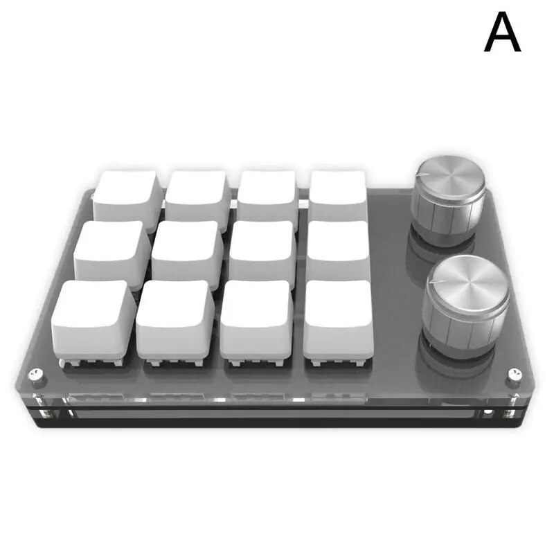 Programming Macro Custom Knob Keyboard RGB 3/6/12 Key Copy Paste Mini Button Photoshop Gaming ...
