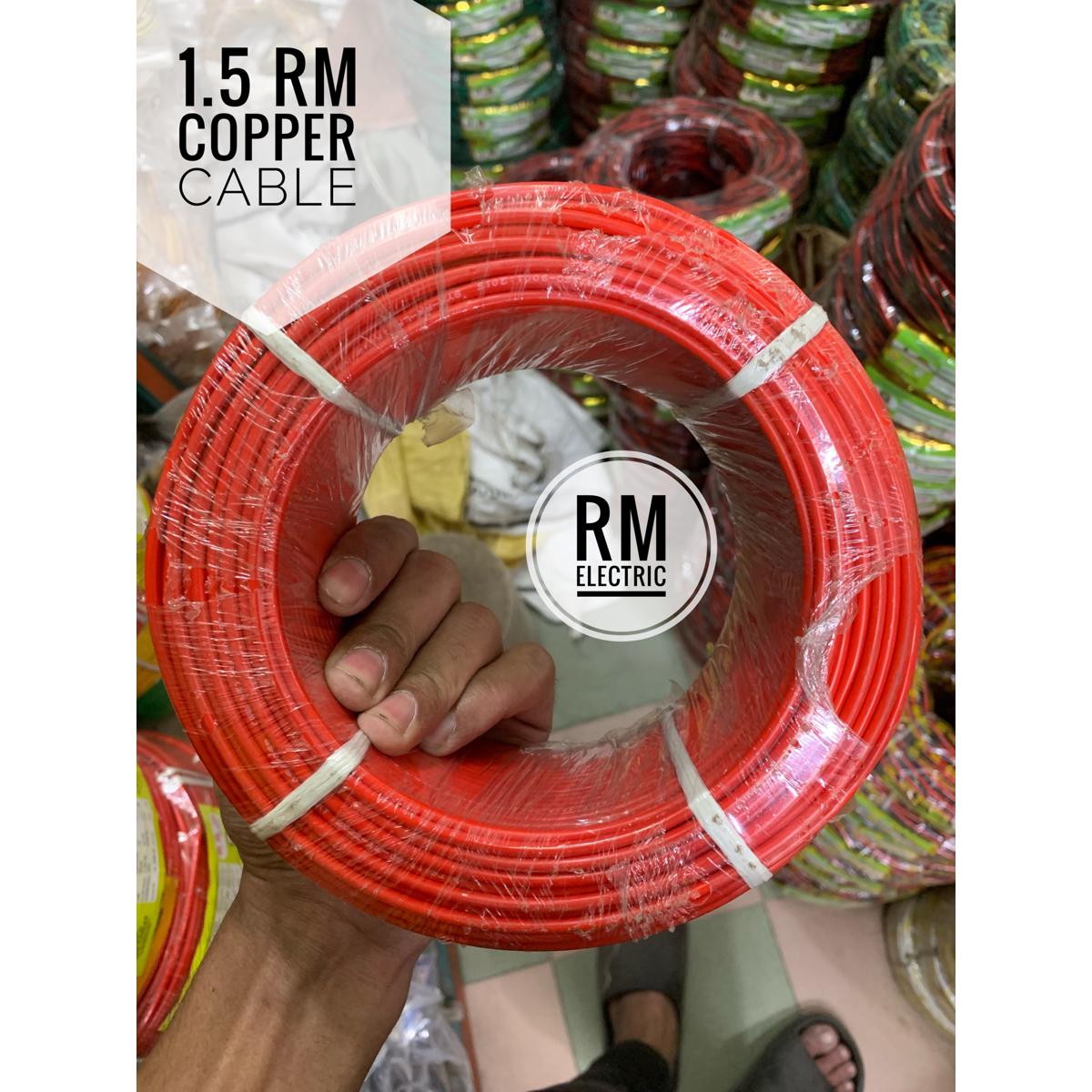 1.5 RM Cables House Wiring Copper Cable BDS Cable Fire Proof BYA-FR (1. ...