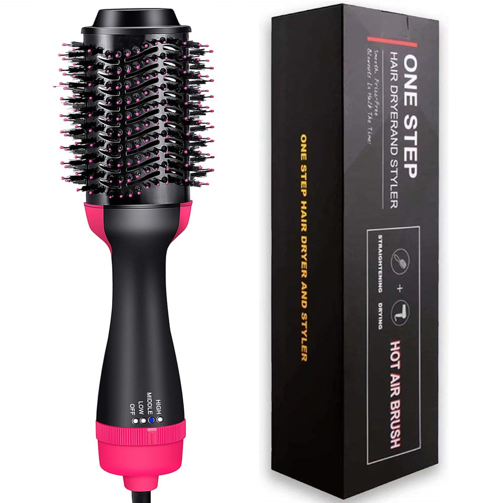 3 In 1 Hair Dryer Brush One-step Volumizer Blow Dryer Brush Hair ...