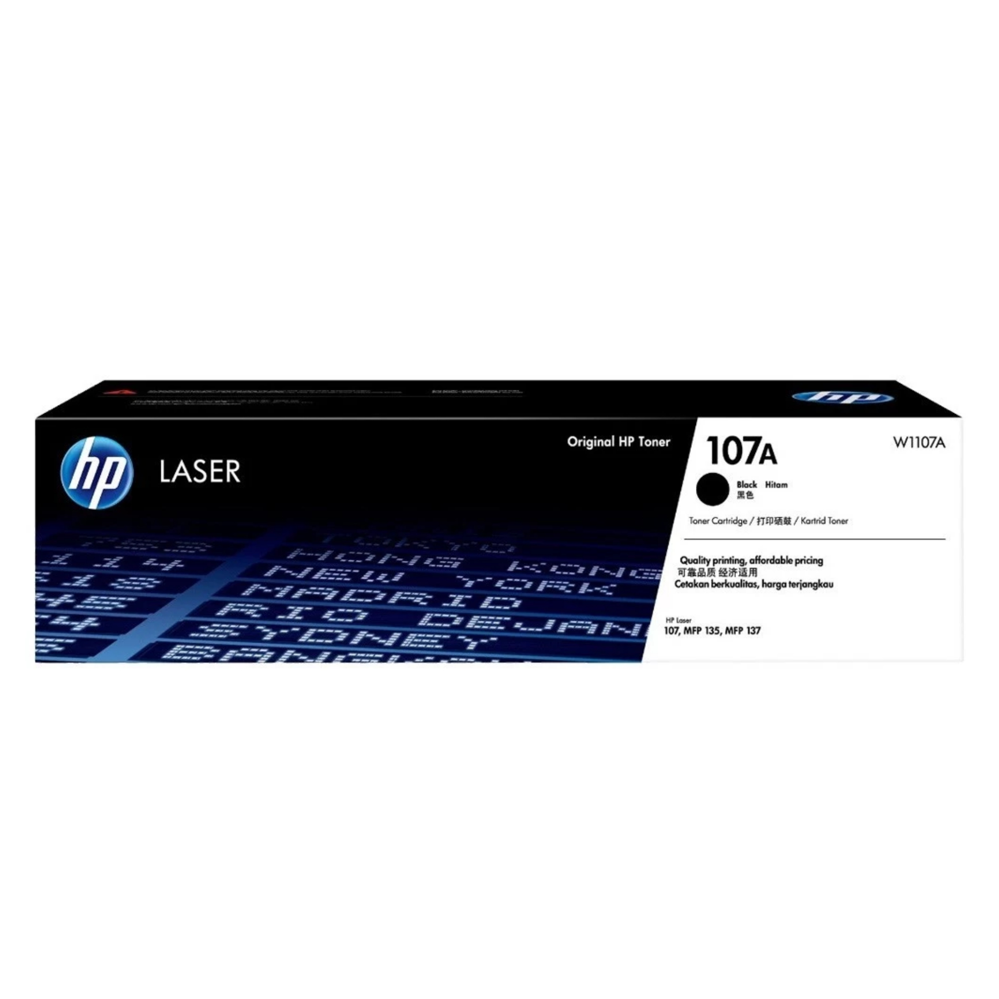 HP 107A Black Original Laser Toner For HP Laser 107a, 107w, MFP M135a ...