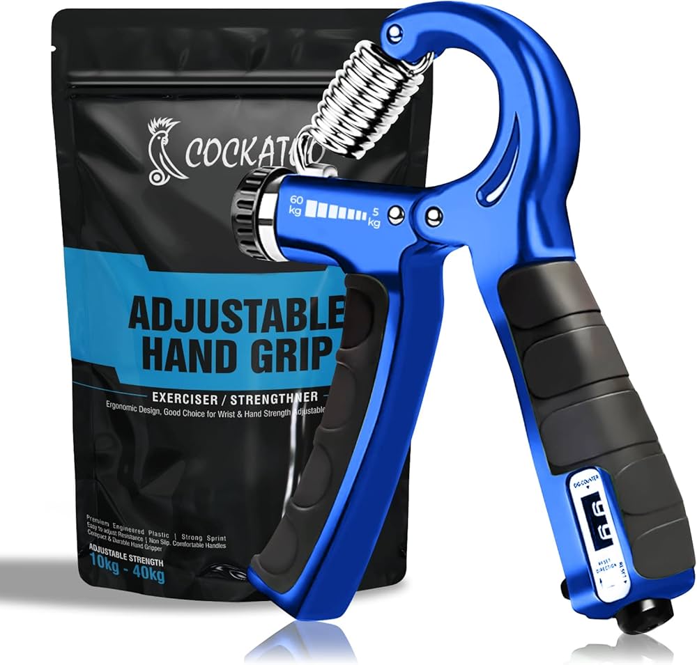 6-50Kg Adjustable Heavy Grips Hand Gripper Gym Power Fitness Hand ...