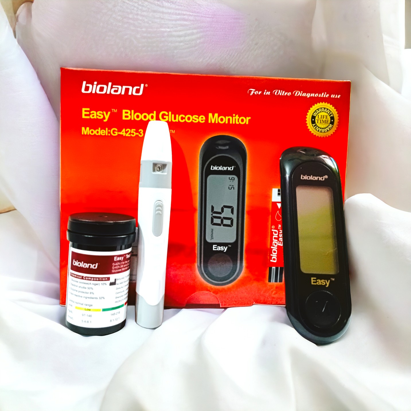 Bioland Glucometer Blood Glucose / Suger Test Meter Diabetes Test ...