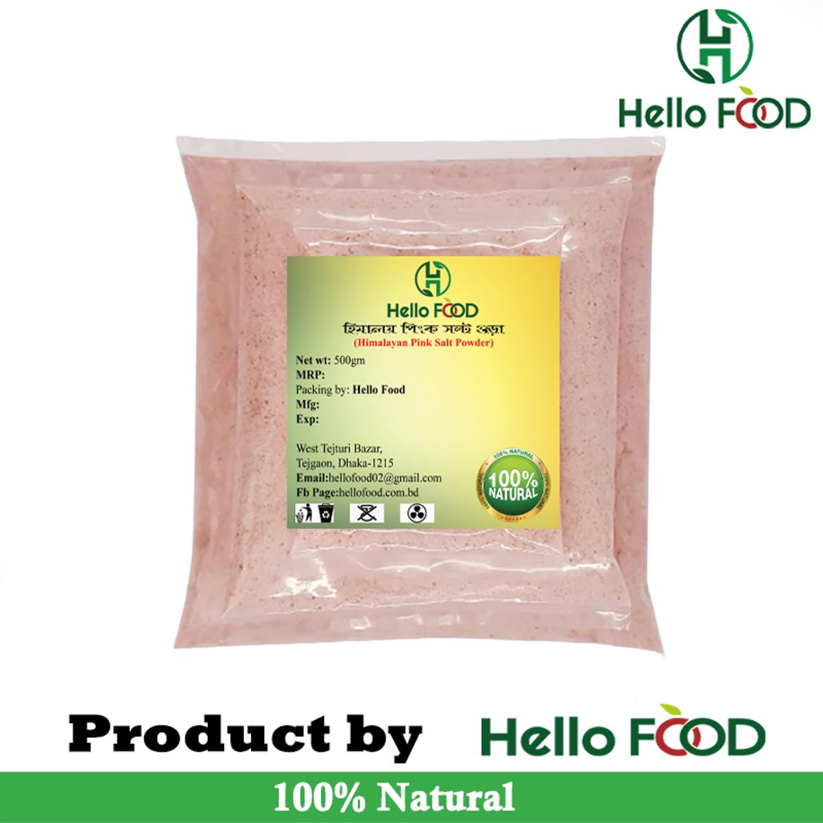 Hima layan Pink Salt Powder/Pink Salt /Rock Salt Powder/Salt-500 Gm ...