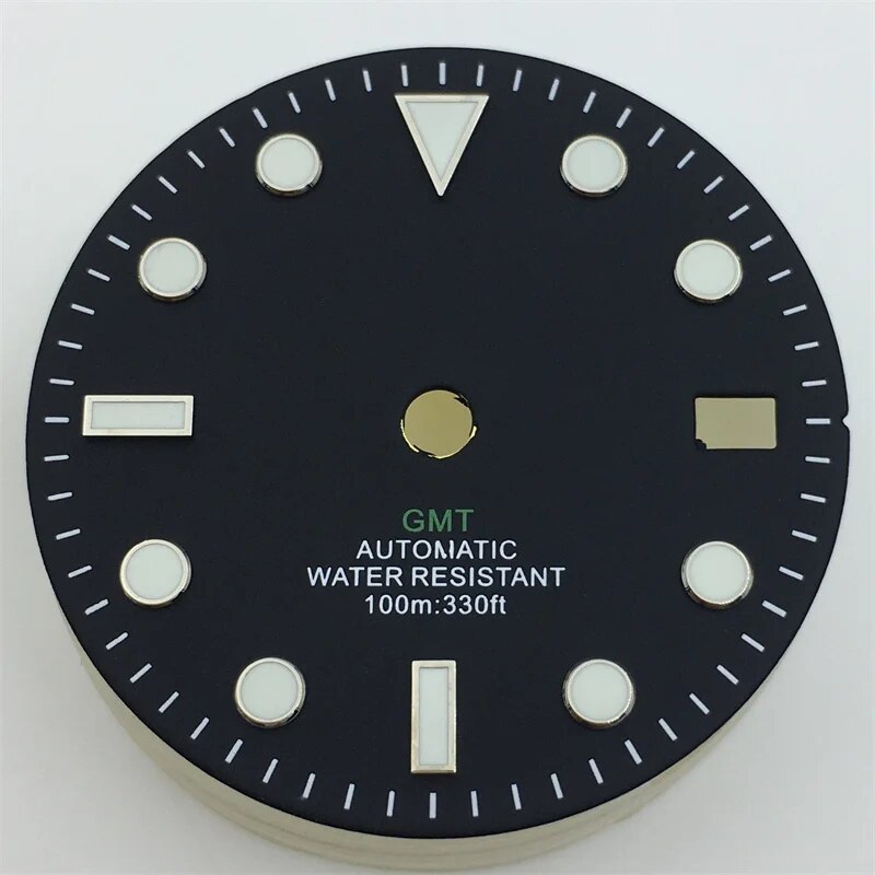 BLIGER Watch Dial 29mm NH34 NH35 Dial Green Blue Red Black Orange GMT ...