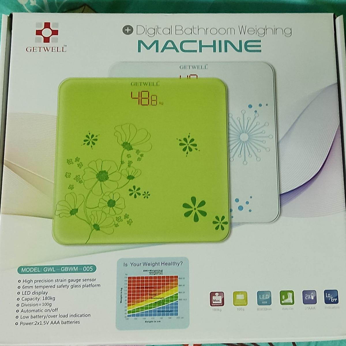 Digital Body Weight Measuring Machine - Bathroom Scale Glass (Model-GWL ...