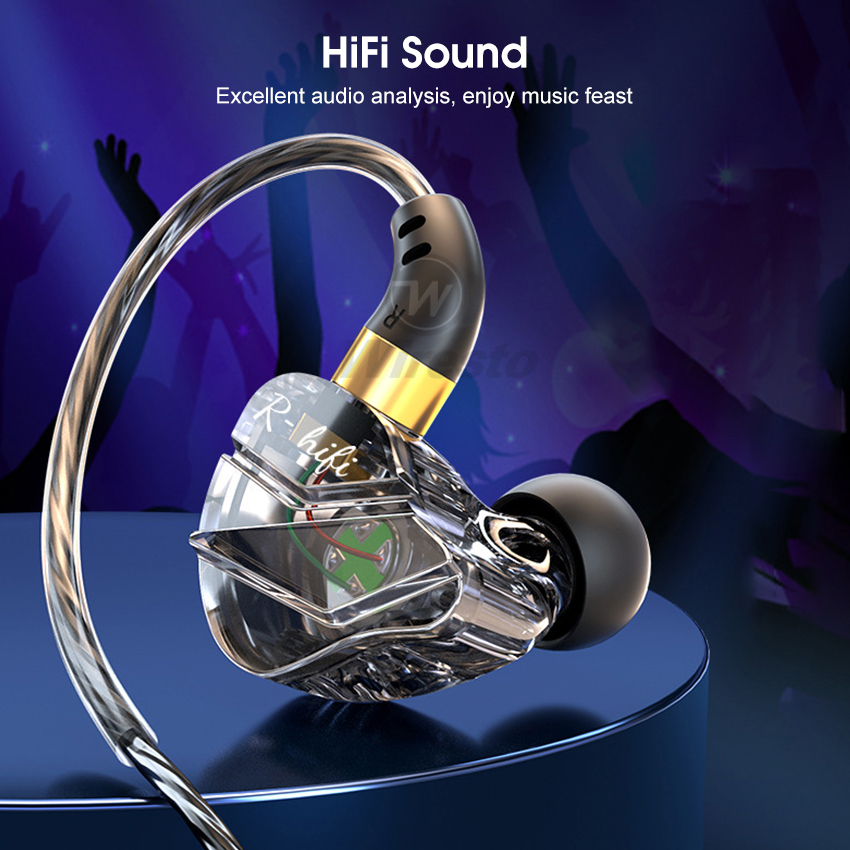 Wiresto Wired Headset With Microphone Wired Earbuds In Ear Earphones Hi ...