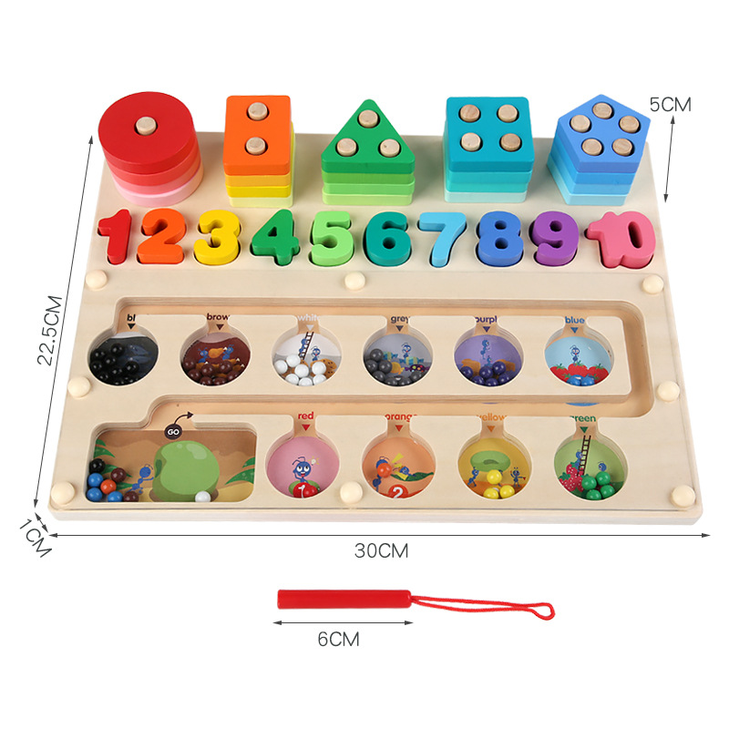 Quantity, teaching aids, number matching shapes, five sets of columns ...