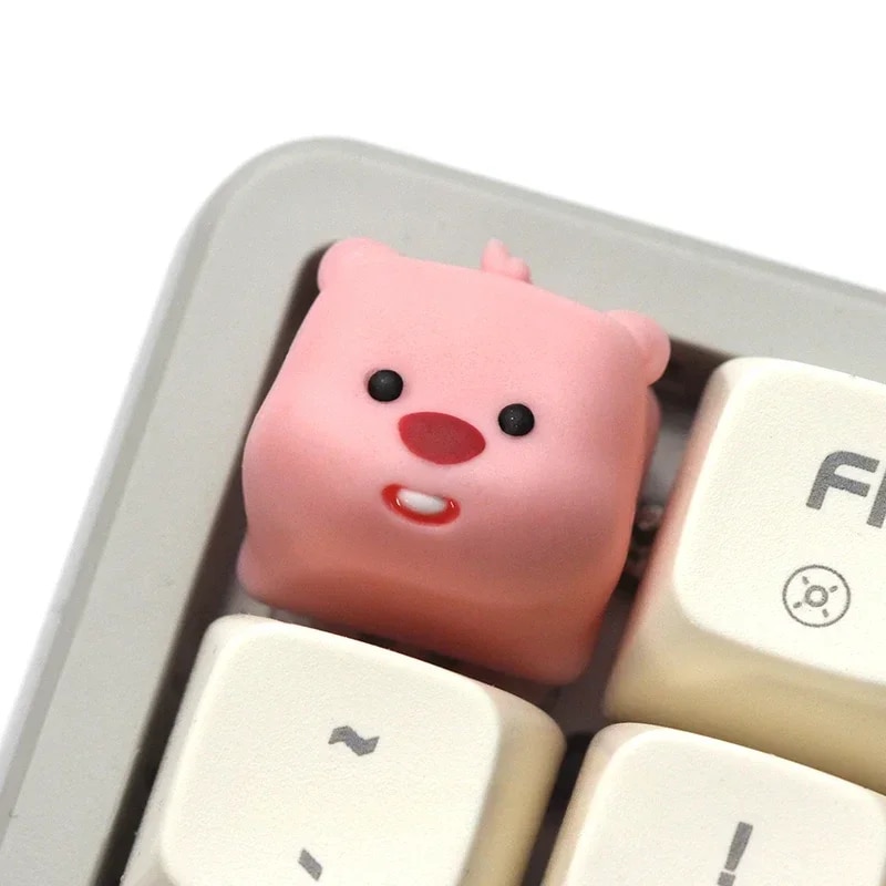 Beaver Keycaps Original 3D Resin Cartoon Characters Keycaps Anime ...