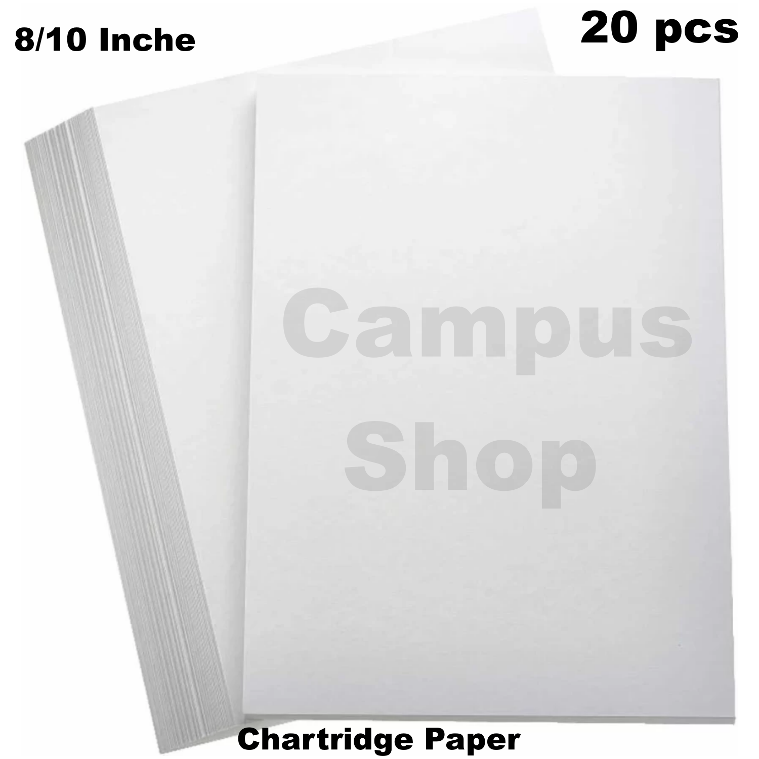Campus Shop 8\10 inche Cartridge Art Sheets Watercolour Drawing Paper ...