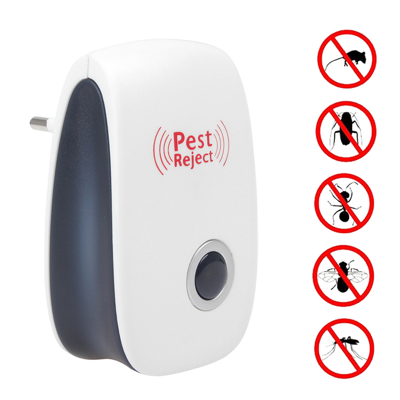 Ultrasonic Pest Reject Electronic Magnetic Repeller Mosquito Bug Killer ...