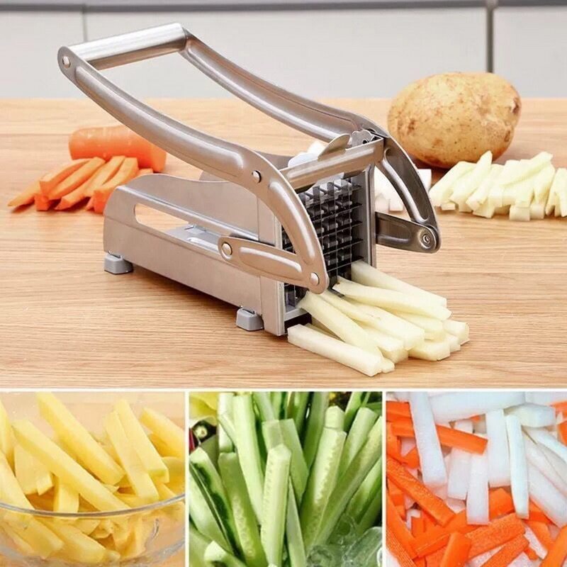 French Fries Cutter Machine, Kitchen Craft Hand Operated Potato Chip ...