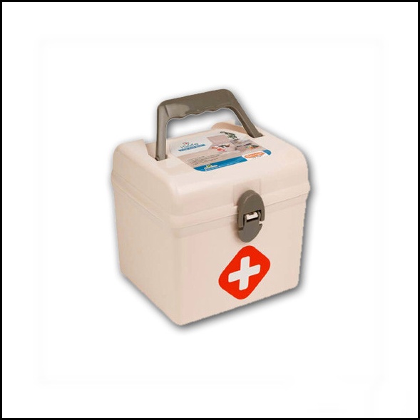 Medicine Storage Box First Aid Kit Box White Mini First Aid Box | Daraz ...