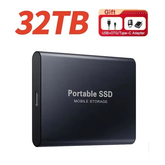 2tb hard drive 1TB portable external SSD Mini Disks High-speed External ...
