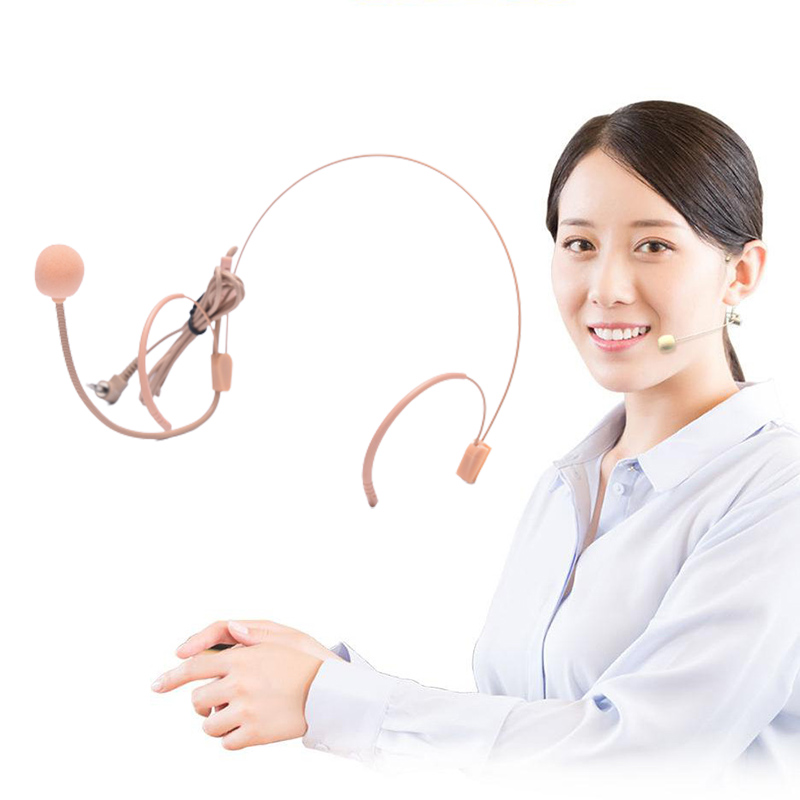 Headworn Condenser Headset Microphone Wireless Body-Pack Transmitter 3. ...