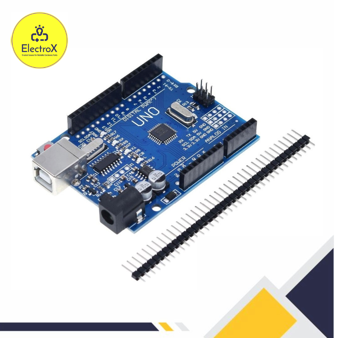 Arduino Uno R3 Smd Development Board With Usb Cable For Robotics And Automation Project Daraz