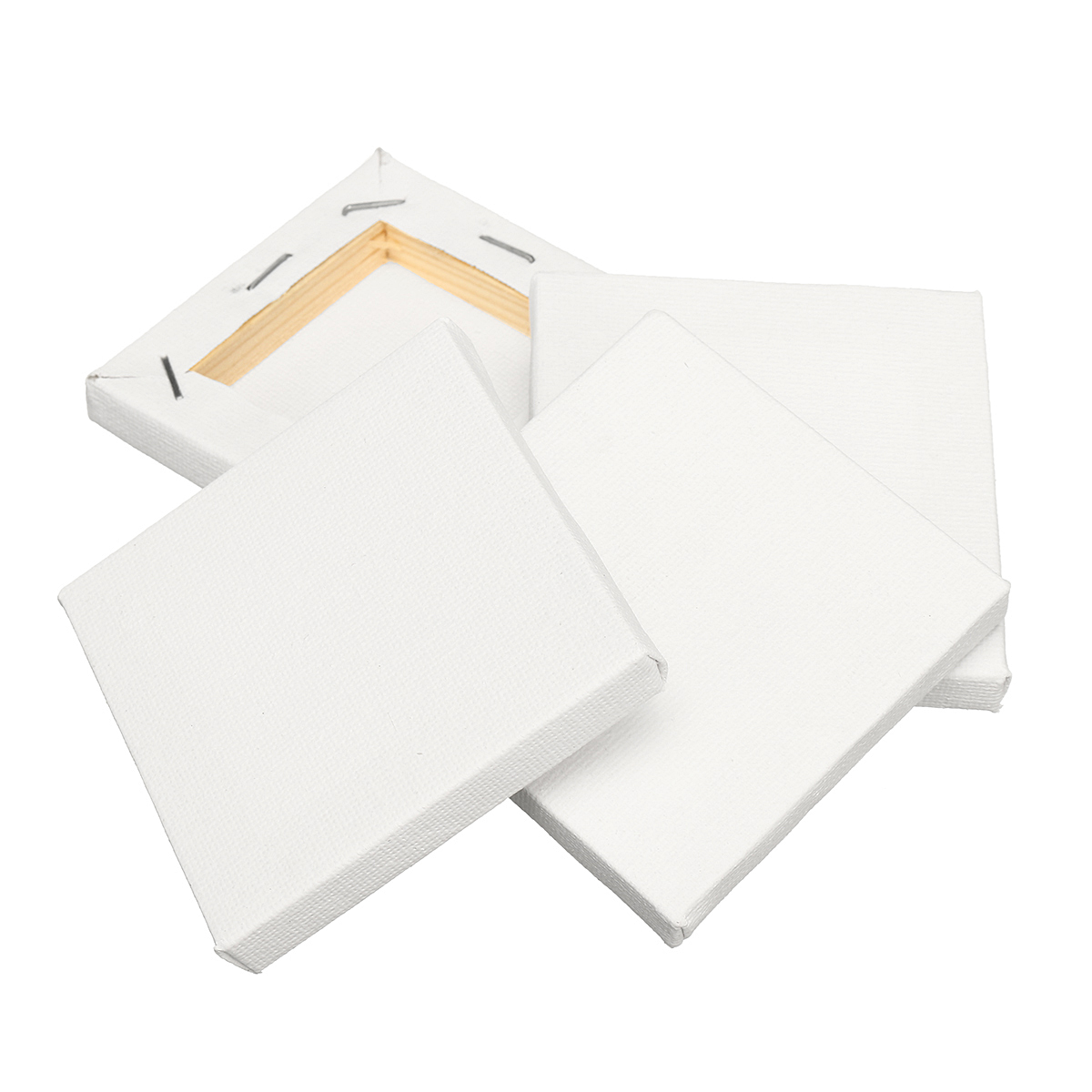 White Mini Canvas 5x5 inch - 3 Pcs