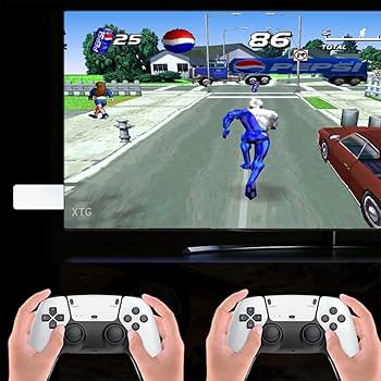 M15 Game Stick 4K Console 64GB with Dual 2.4G Wireless Controllers ...