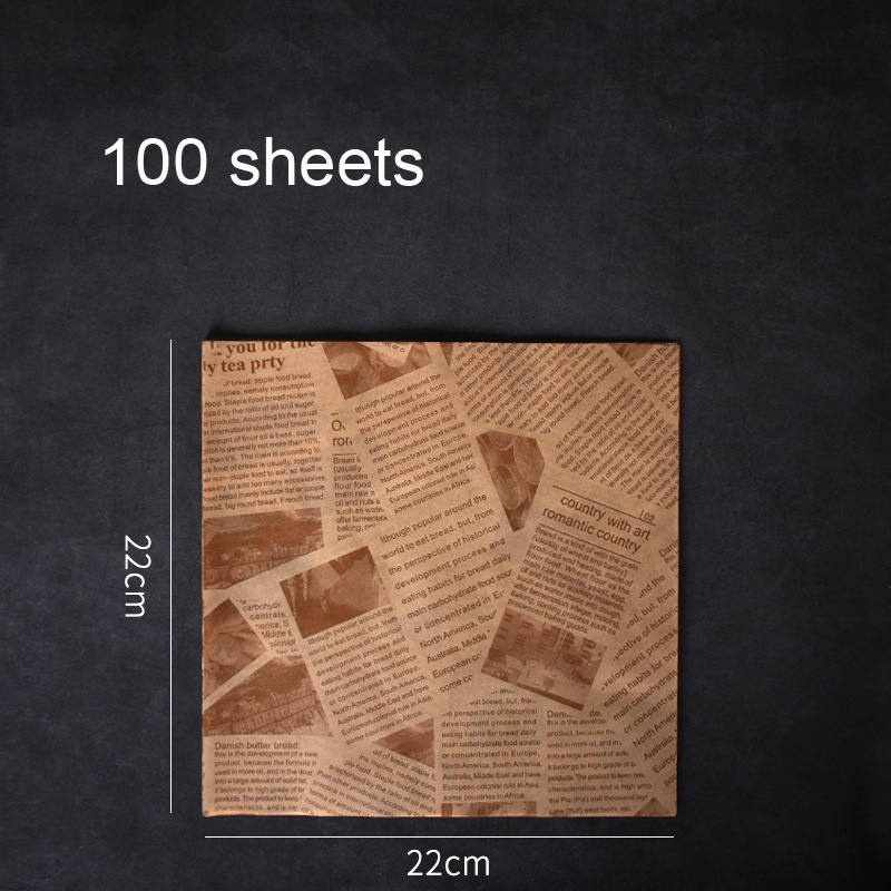 100 Parchment Paper Sheets Wax Paper Dry Waxed Deli Paper Sheets Liners ...