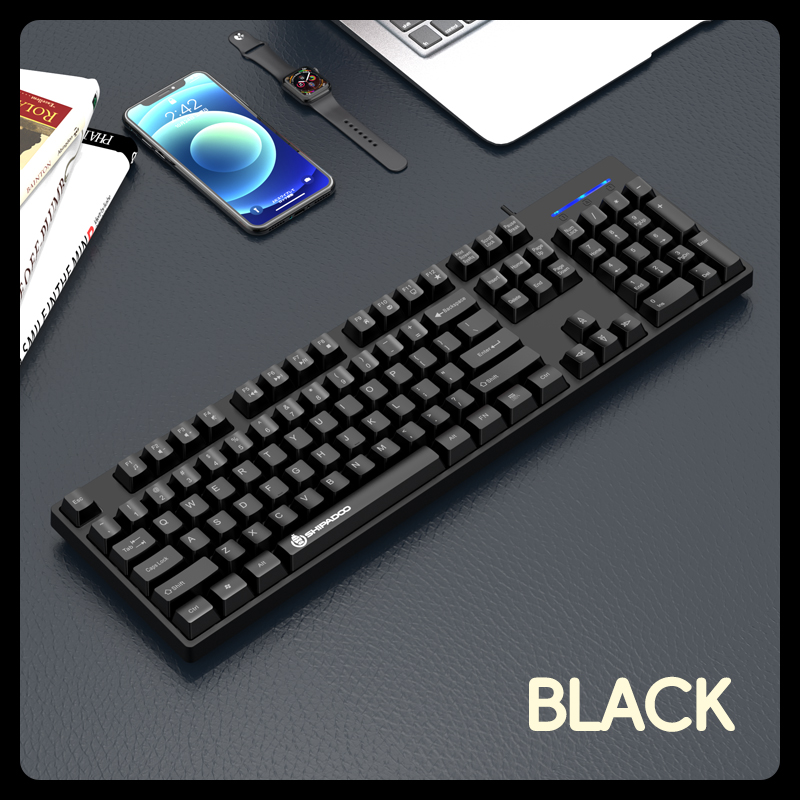Mechanical Wired Gaming Keyboard Ergonomics Splash Water 104keys ABS ...