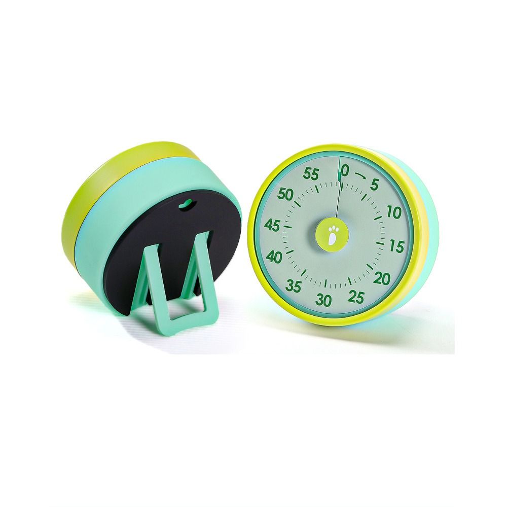 Fun Magnetic Mechanical Timer 60-Minute with Stand Visual Timer Time ...