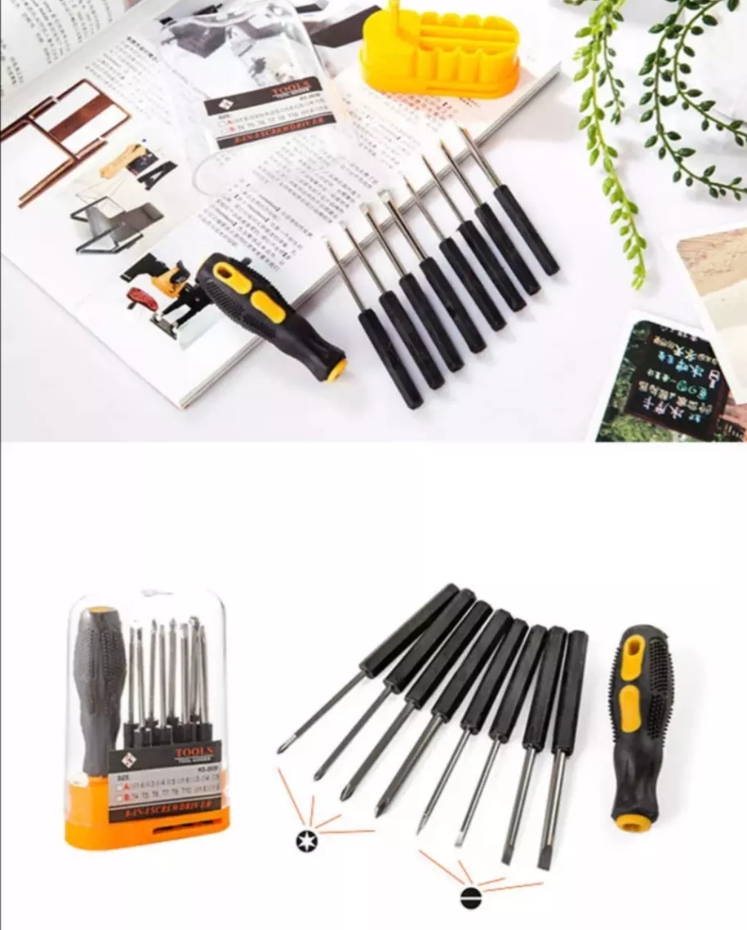 8 in 1 Multi Size Screwdriver Set | Daraz.com.bd