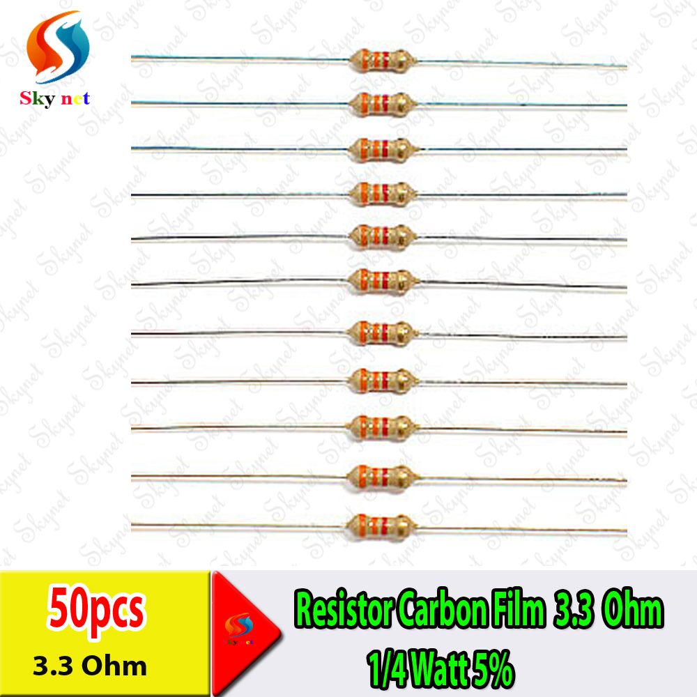 Carbon Film Resistor 3.3 Ohm 1/4W 5% | Daraz.com.bd