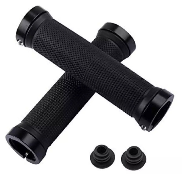 Bicycle Handlebar Lock Grip mountain bike Handle Double Lock on Grip ...